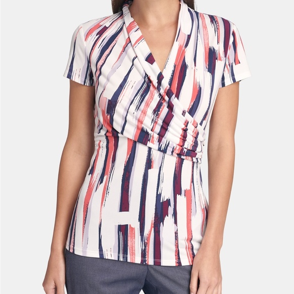 Dkny | Tops | Dkny Ruched Top | Poshmark
